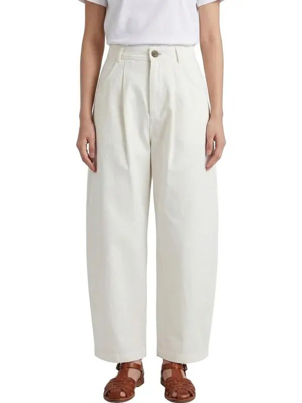 Brunello Cucinelli Wide Leg Trousers - White