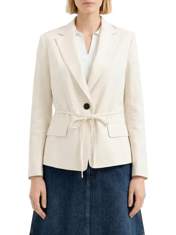 Brunello Cucinelli Viscose Blazer - Ivory