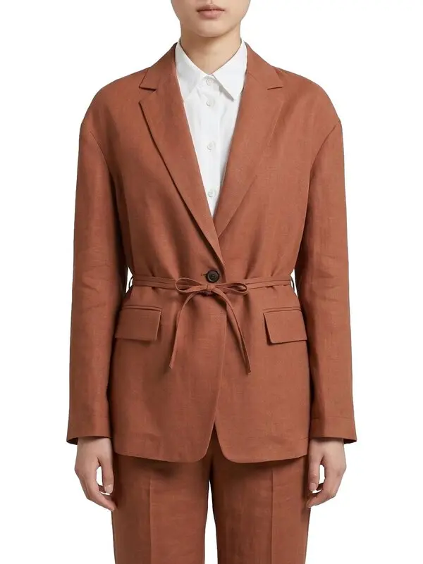 Brunello Cucinelli Viscose Blazer - Red