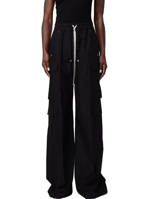 Rick Owens Wide Leg Pants - Black