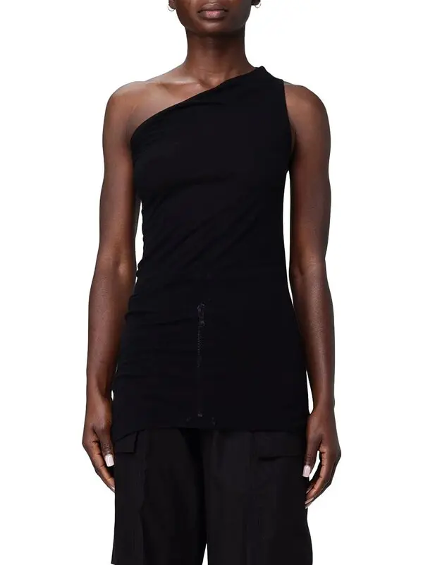 Rick Owens One-shoulder Top - Black