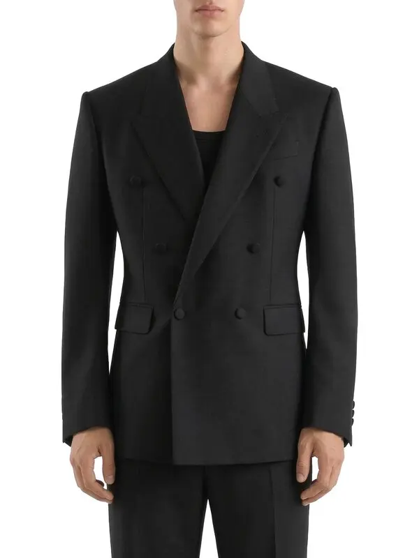 Dolce & Gabbana Double Breasted Jacket - Black