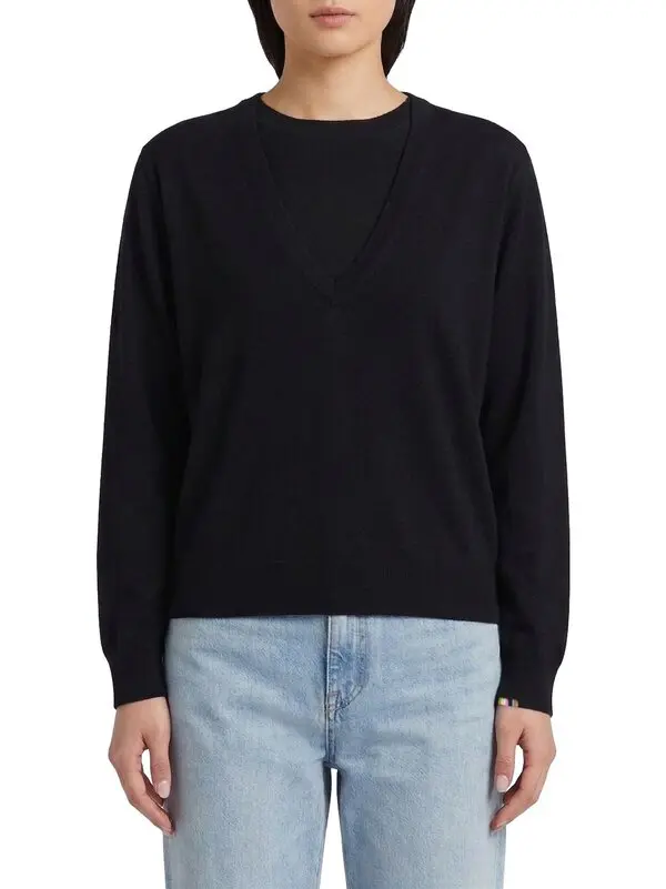 Extreme Cashmere V-neck Wool And Cashmere Jumper - Black