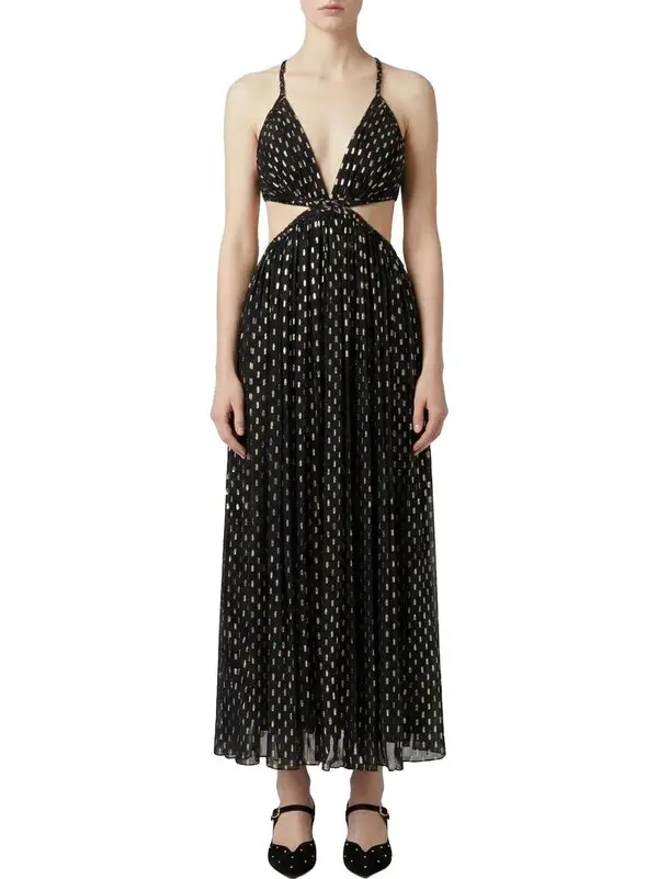 Zimmermann Viscose Blend Midi Dress - Black