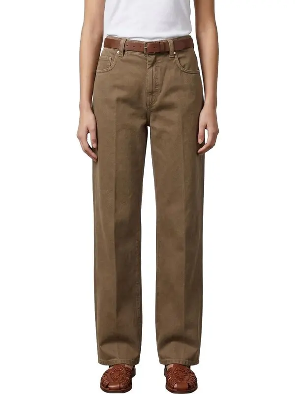 Brunello Cucinelli Wide-leg Jeans - Beige
