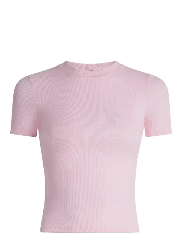 SKIMS Cotton Jersey T-shirt - Pink