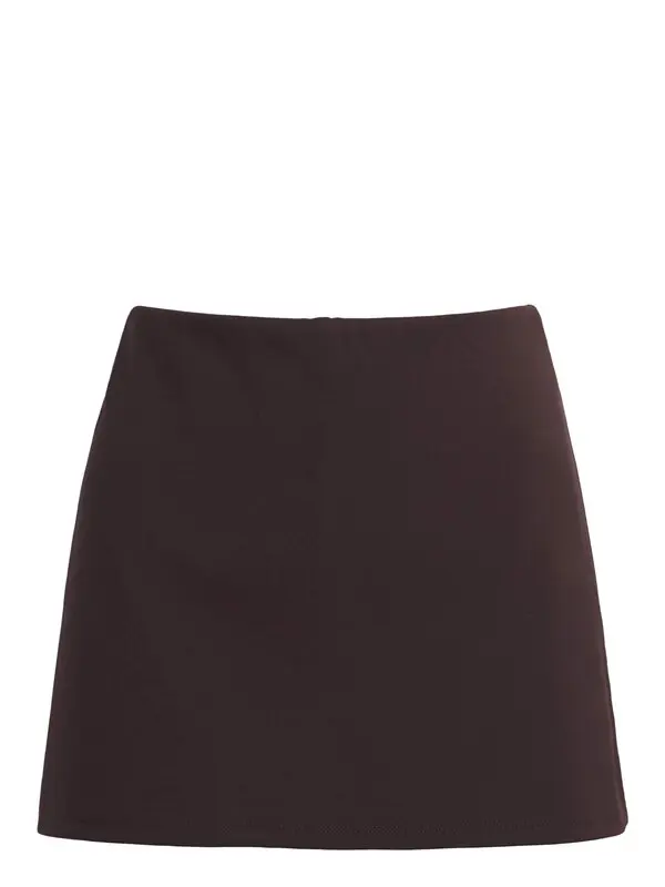 SKIMS Jersey Mini Skort - Brown