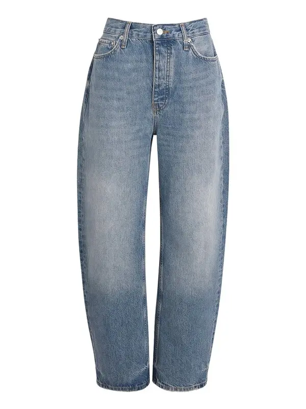 ANINE BING Fritz Barrel-leg Jeans - Blue