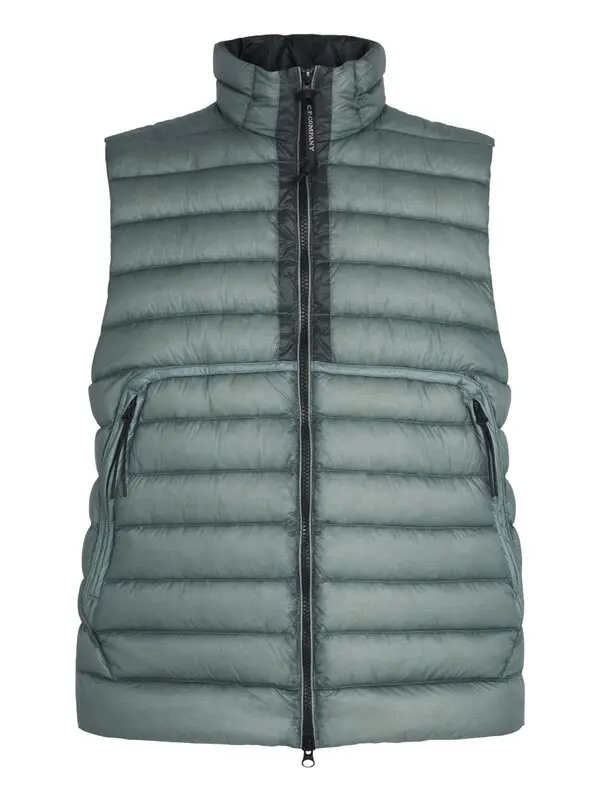 C.P. COMPANY D.d. Shell Quilted Down Gilet - Blue