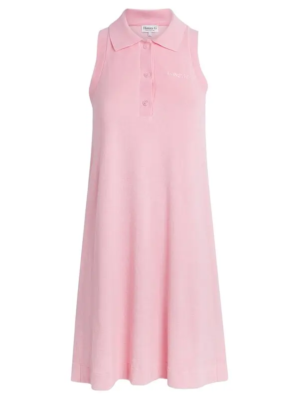 Hunza G Towelling Mini Dress - Pink