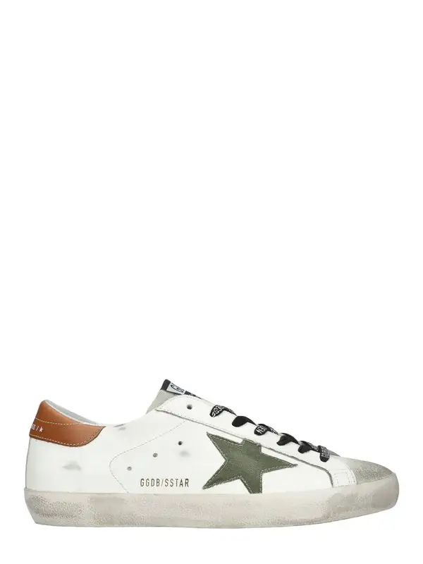 GOLDEN GOOSE Super-star Leather Sneakers - White