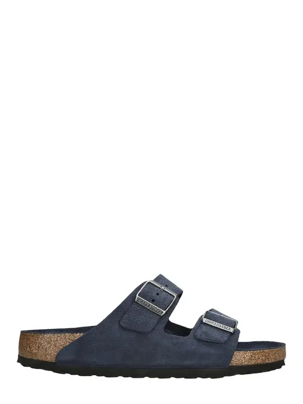 BIRKENSTOCK Suede Arizona Sandals - Navy