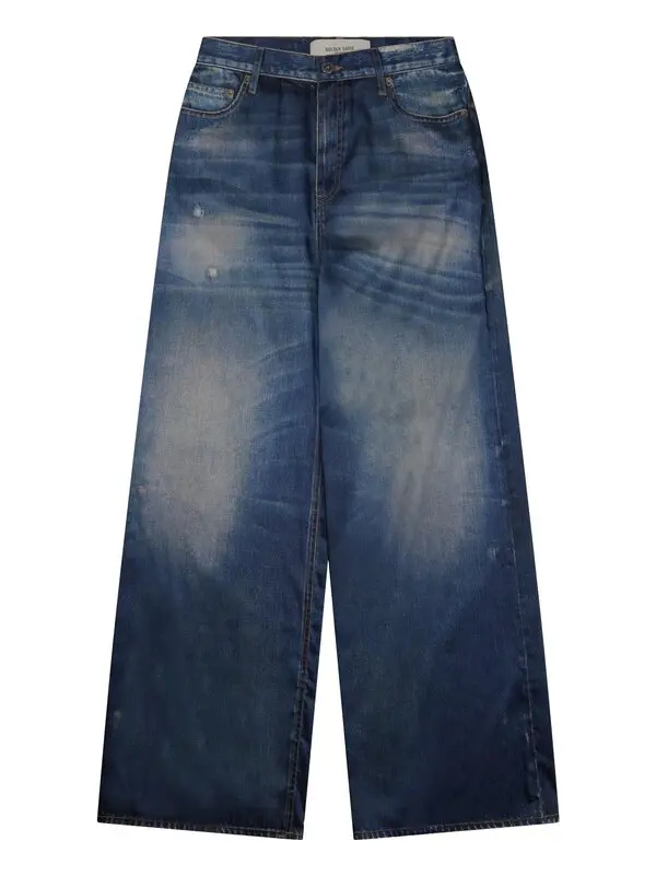 GOLDEN GOOSE Printed Pants - Denim