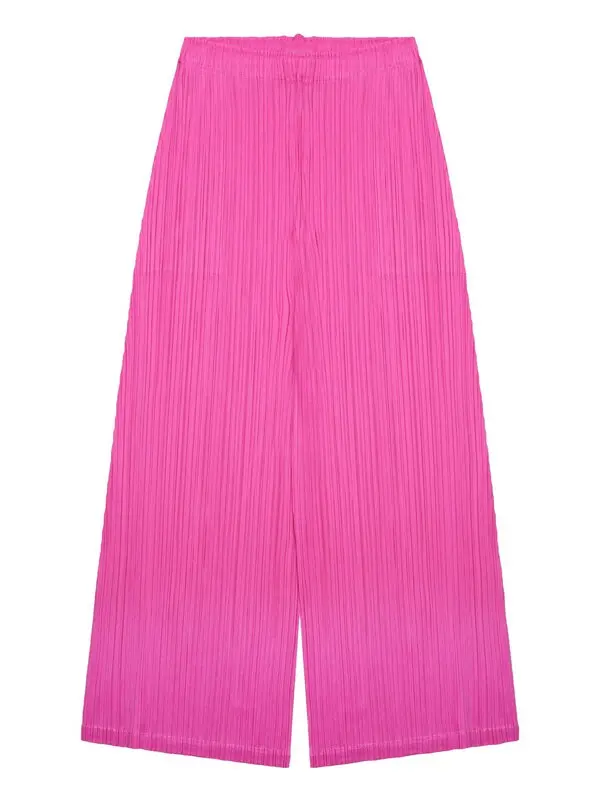 Issey Miyake Pleated Pantalone - Pink