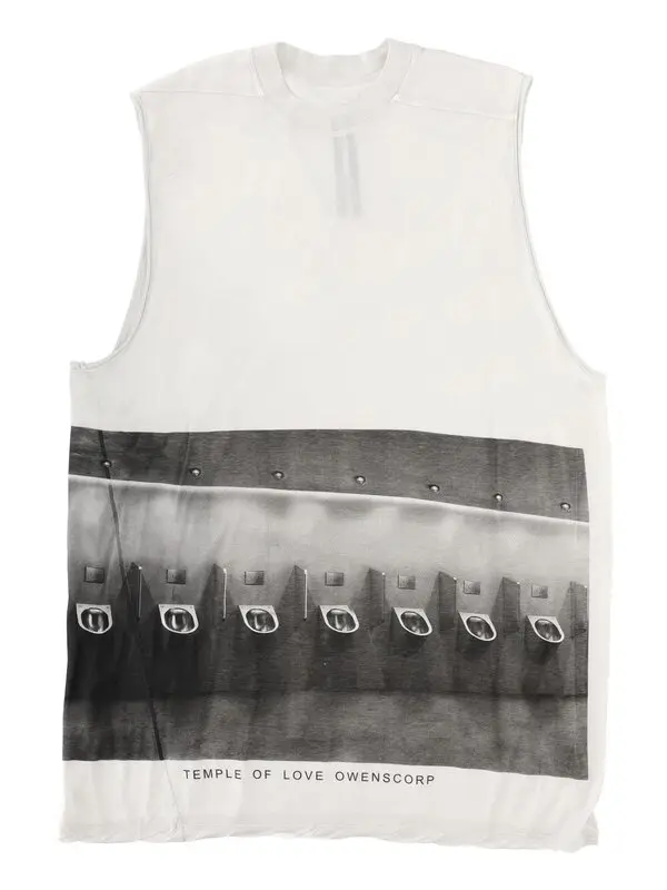 Rick Owens Jumbo Tank Top - White