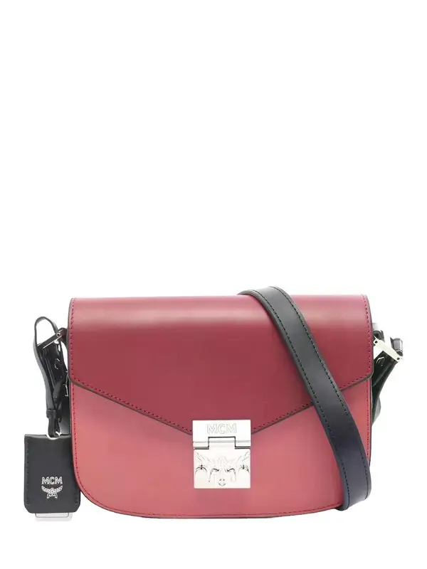 Mcm 2010s Patricia Leather Shoulder Bag - Red