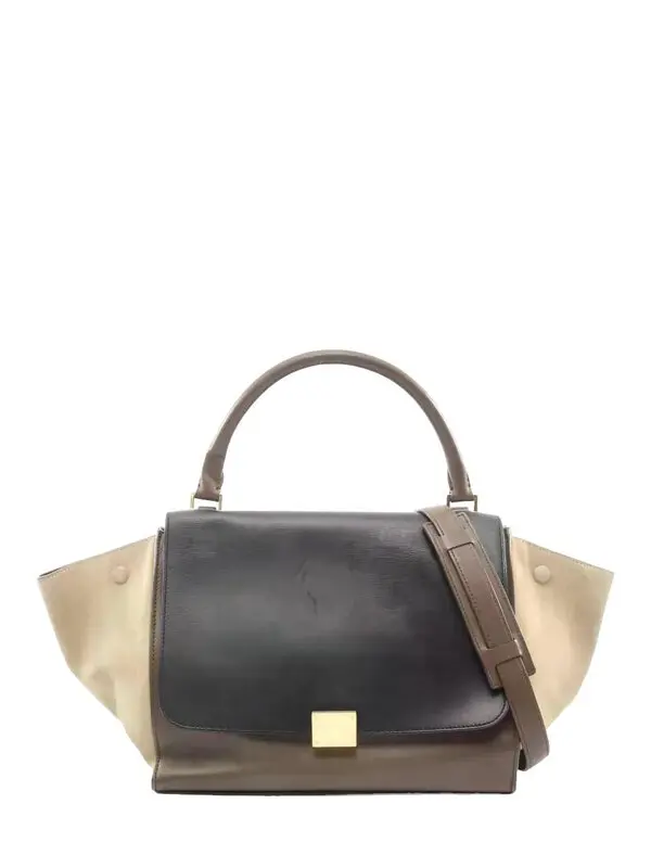 Celine 2000s Medium Trapeze Handbag - Brown