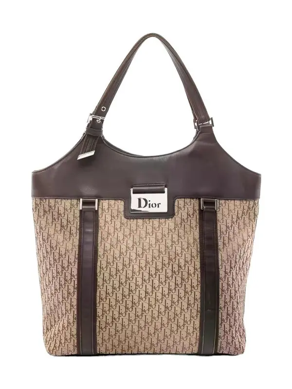 Dior 2000s Trotter Tote Bag - Neutrals