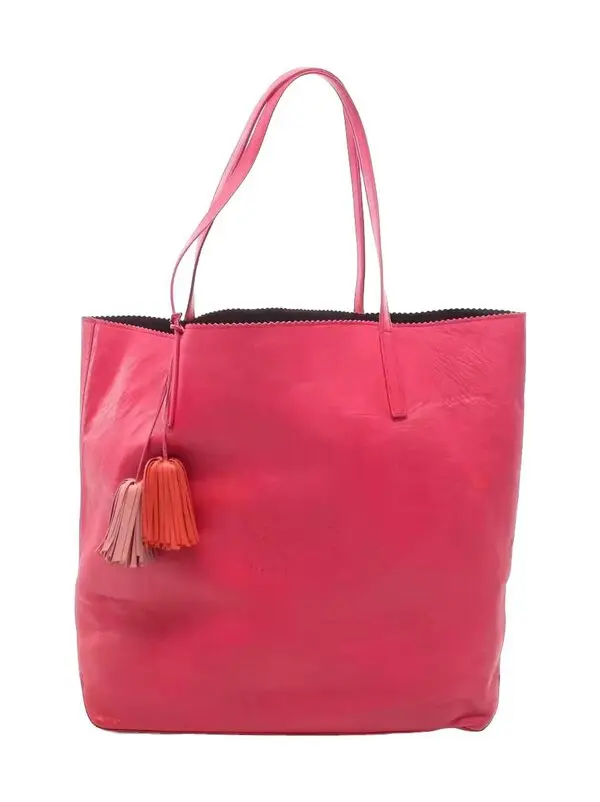 Loewe Anagram Leather Tote Bag - Pink