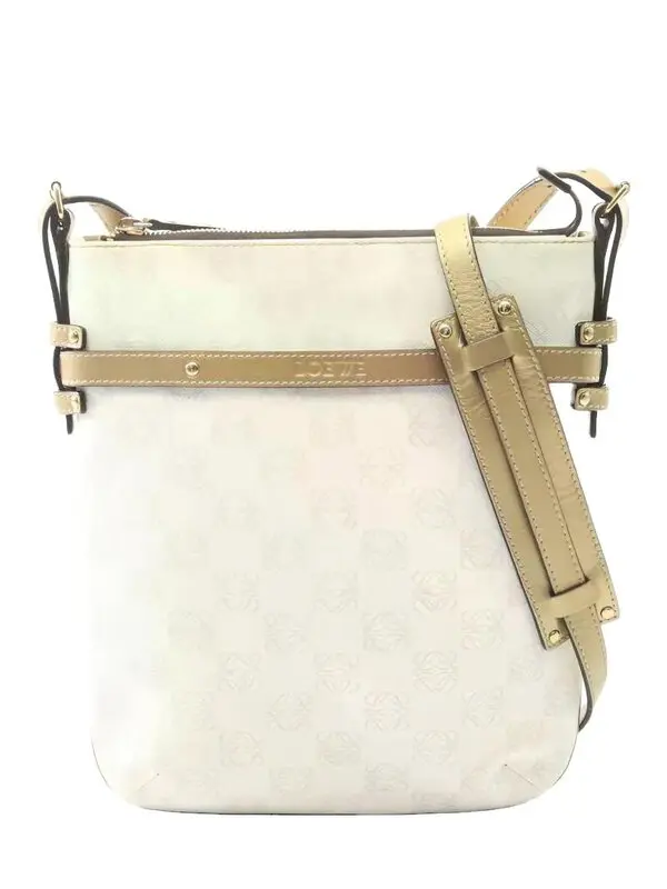 Loewe 2000s Anagram Repeat Bag - White