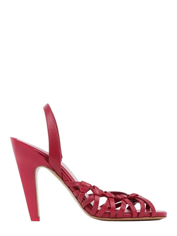 Chloé Estra Heeled Sandals - Raspberry Sorbet