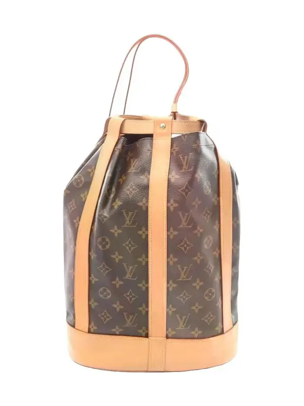 LOUIS VUITTON 1997 Pm Randonee Monogram Backpack - Brown