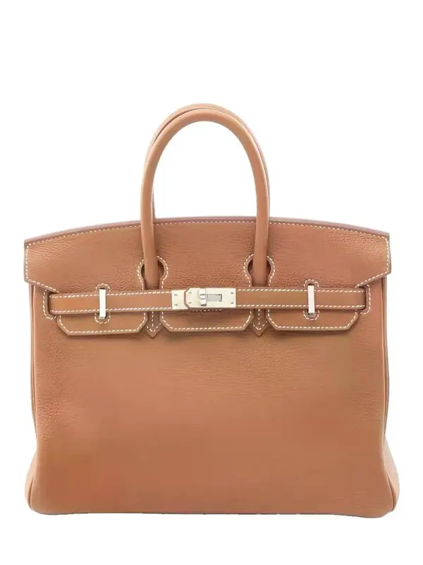 Hermès 2024 25 Birkin Textured Tote - Brown