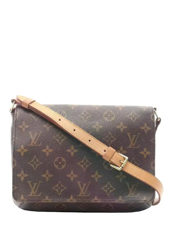 LOUIS VUITTON 2001 Musette Tango Shoulder Bag - Brown