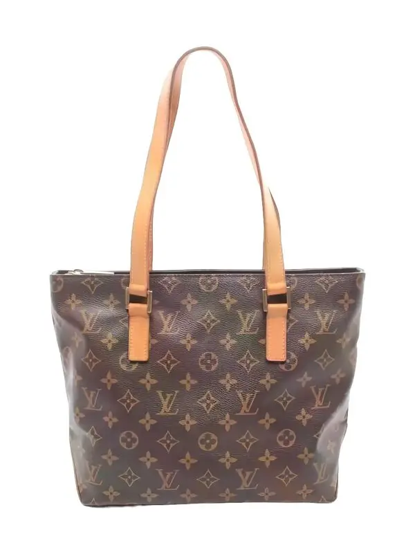 LOUIS VUITTON 2001 Cabas Piano Shoulder Bag - Brown
