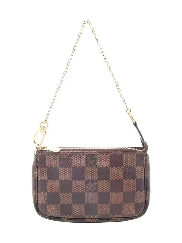 LOUIS VUITTON Mini Chain-strap Leather Shoulder Bag - Brown