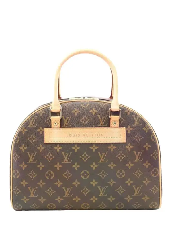 LOUIS VUITTON 2007 Nolita Monogram Tote Bag - Brown