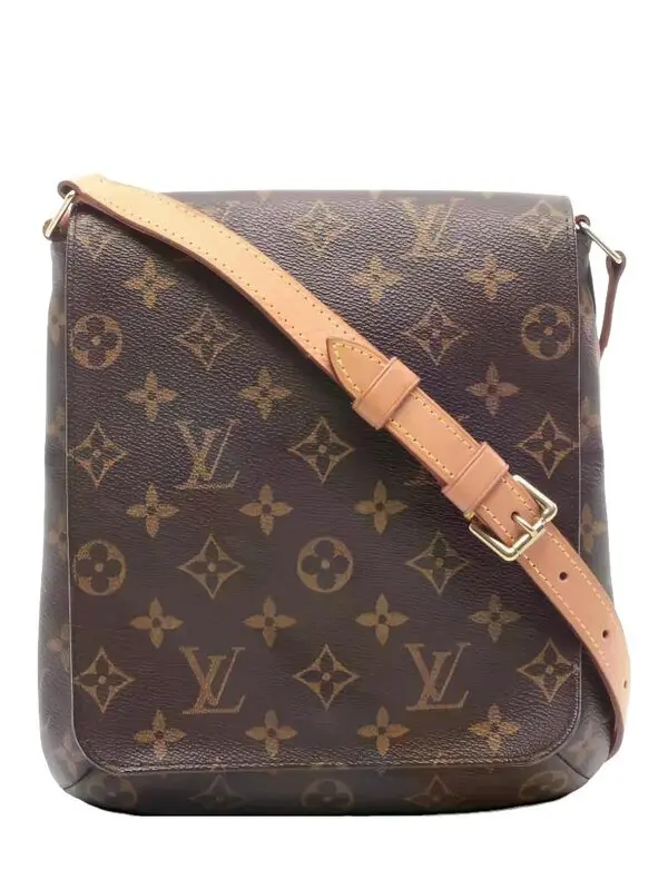 LOUIS VUITTON 2001 Musette Salsa Monogram-pattern Shoulder Bag - Brown