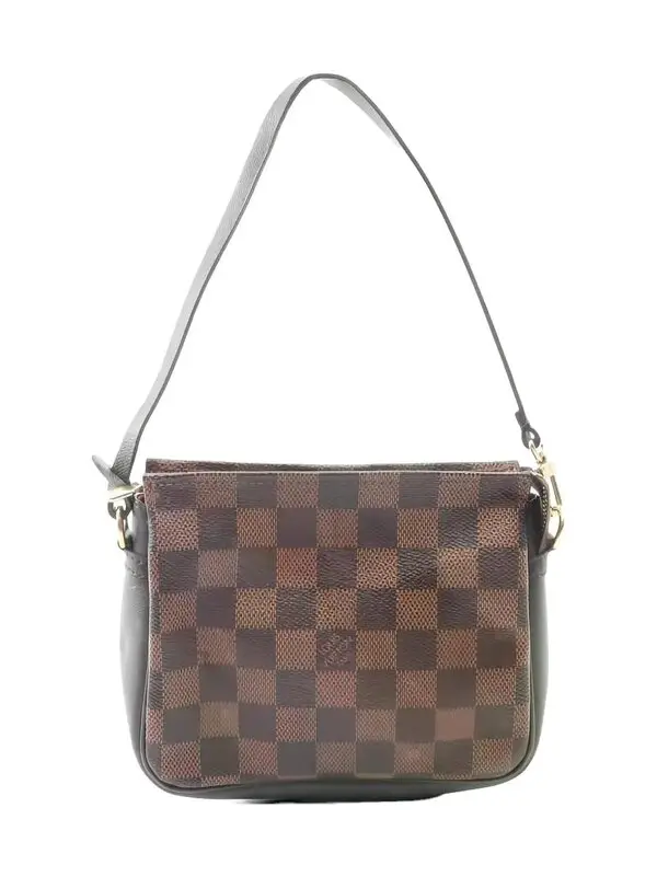 LOUIS VUITTON 2000s Truth Check Shoulder Bag - Brown