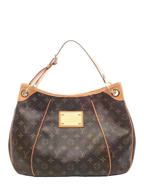 LOUIS VUITTON 2012 Galliera Pm Monogram Shoulder Bag - Brown