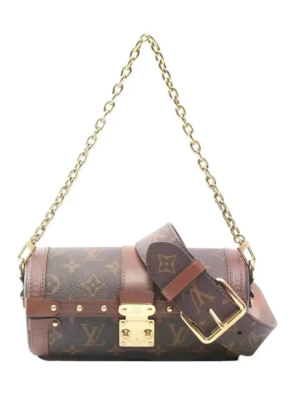 LOUIS VUITTON 2010s Papillon Trunk Monogram Handbag - Brown