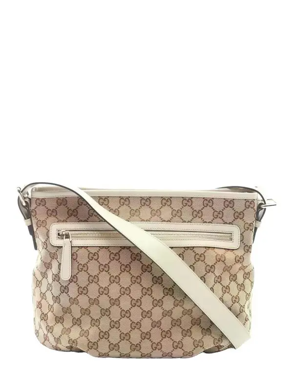 Gucci 2010s Logo-pattern Shoulder Bag - Neutrals