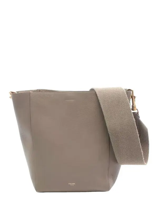 Celine 2000s Small Sangle Bucket Bag - Neutrals