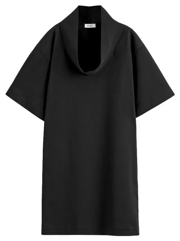 Cos Cocoon Mini Dress - Black