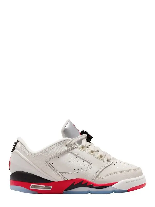 JORDAN Sixty Plus Low Fire Red Sneakers - Sail/black/reflect Silver