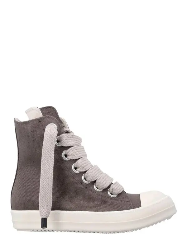 Rick Owens Temple Jumbo Lace Sneaks - Dark Dust/milk