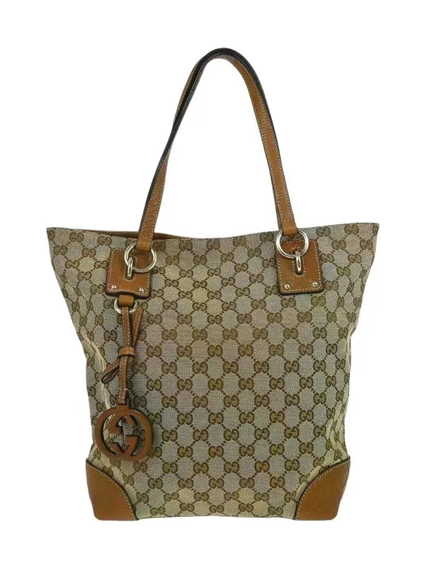 Gucci Gg Canvas Tote Handbag - Neutrals