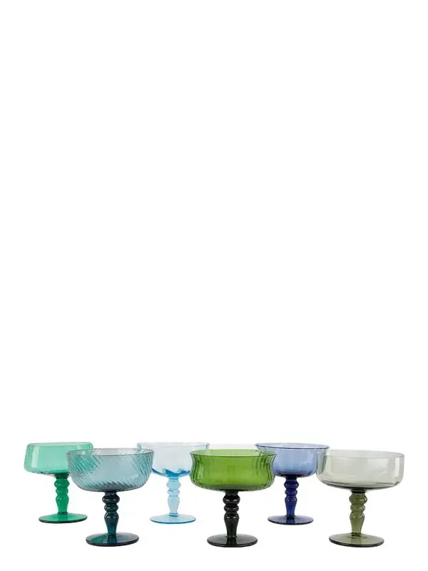 BITOSSI Champagne Bowls Set Of 6 - Multicolour