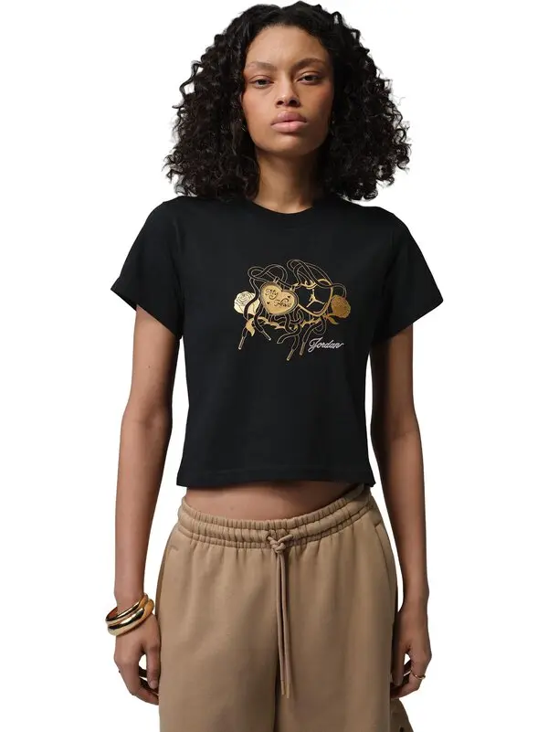 JORDAN Brooklyn Graphic T-shirt - Black
