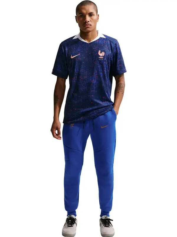 Nike Fff Tech Fleece Soccer Jogger Pants - Blue