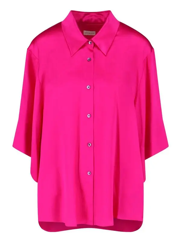 Dries Van Noten Silk Shirt - Pink