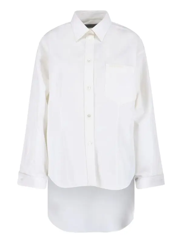 Balenciaga Asymmetrical Shirt - White