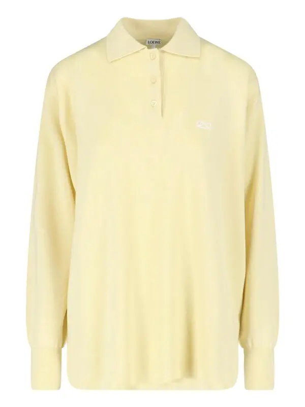 Loewe Cashmere Blend Polo - Yellow