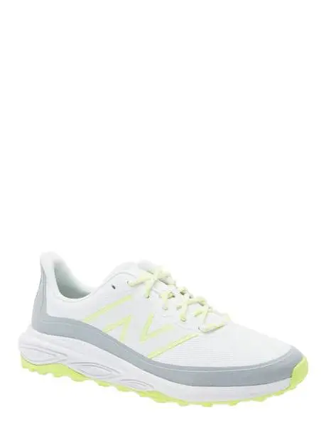 NEW BALANCE Fresh Foam Contend V3 Waterproof Golf Shoe - White/yellow