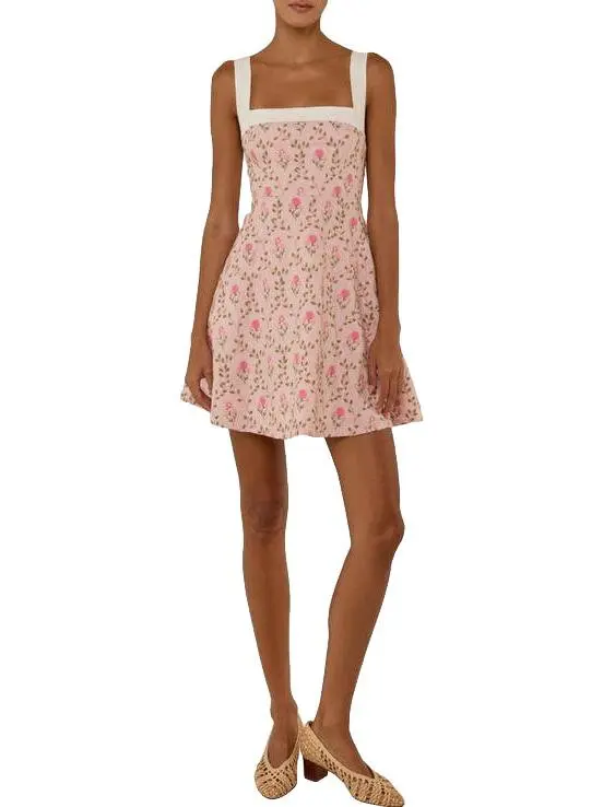 PALM NOOSA Daphne Mini Dress - Luxembourg Tile