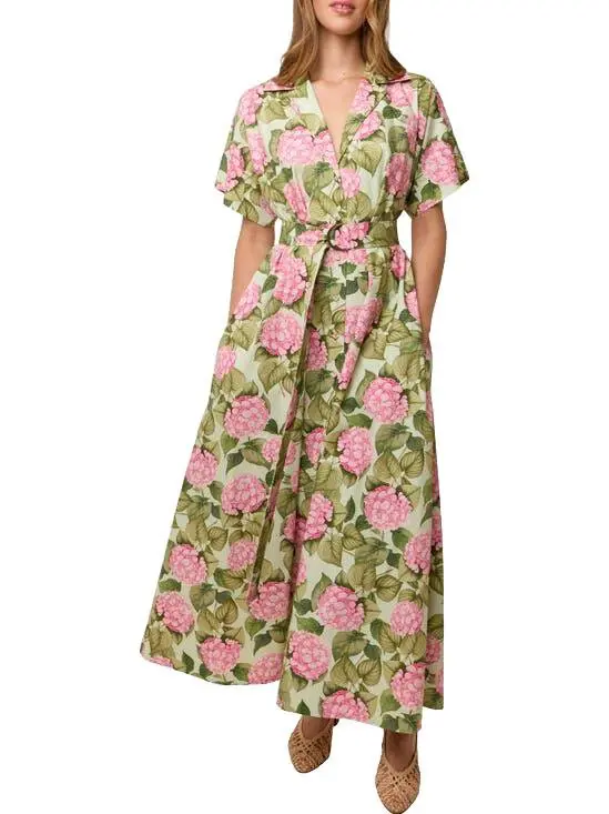 PALM NOOSA Sylvie Maxi Dress - Pink Jardin